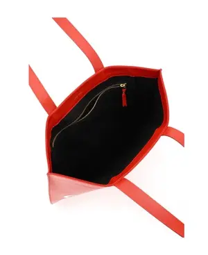 Comme Des Garçons Logo Tote Bag - Red