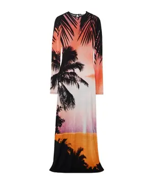 Rabanne Thunderstorm-printed Maxi Dress - Multi-color