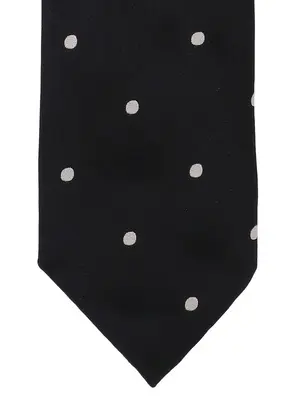 TOM FORD Polka Dot Neck Tie - Black