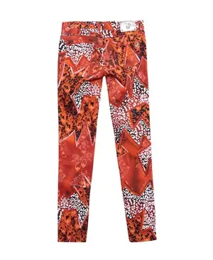 Versace Printed Straight Leg Casual Pants