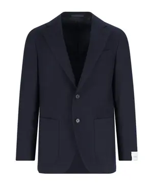Caruso Single-breasted Jacket With Notch Lapel