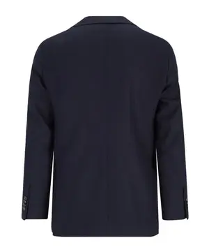 Caruso Single-breasted Jacket With Notch Lapel