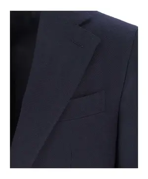 Caruso Single-breasted Jacket With Notch Lapel