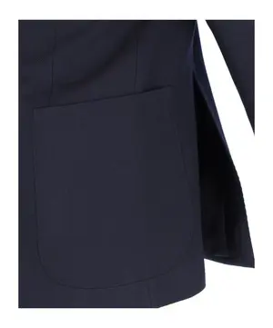 Caruso Single-breasted Jacket With Notch Lapel