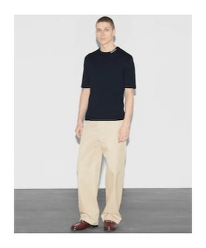 Gucci Logo Intarsia Knit T-shirt - Blue