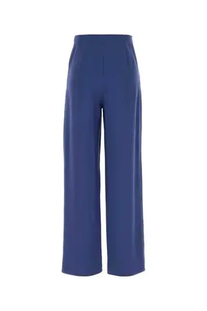Max Mara Palude Pleated Palazzo Pants - Blue