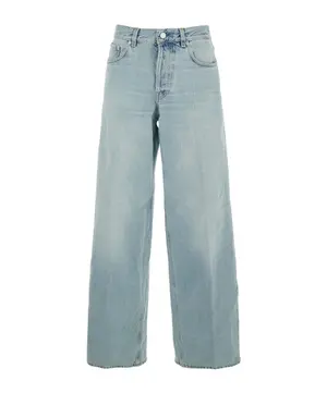 HAIKURE Celestial Bethany Wide-leg Jeans - Gray