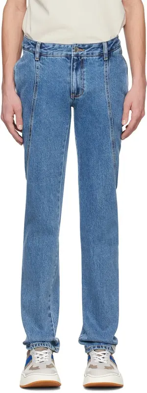 ADER ERROR Stitched Belt-loop Jeans
