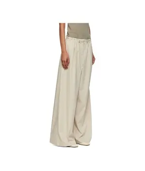ST. AGNI Paper Bag Waist Wide Leg Casual Pants