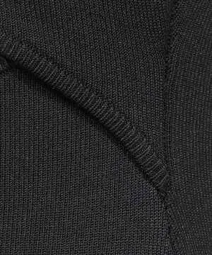 YVES SALOMON Ribbed Knit Cut-out Dress