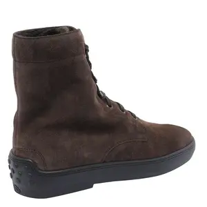 TOD'S Lace-up Suede Boots - Brown