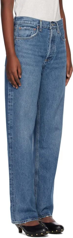 AGOLDE High Rise Denim Trousers