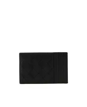 Bottega Veneta Intreccio Card Holder - Black