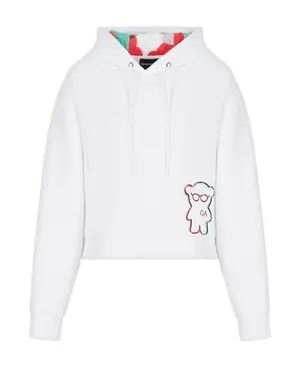 Emporio Armani Logo Print Hoodie