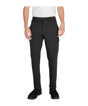 Calvin Klein Tapered Cargo Pants With Belt Loops And Patch Pockets