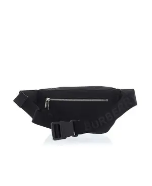 Burberry Logo Printed Zipped Belt Bag