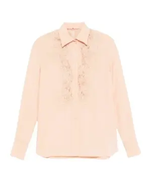 Ermanno Scervino Lace Paneled Shirt