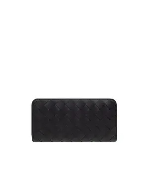 Bottega Veneta Intrecciato Zip Around Wallet