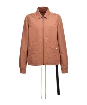 Rick Owens Zip Up Padded Jacket - Brown