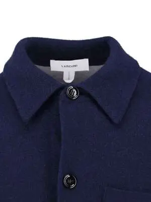 LARDINI Mesh Construction Long-sleeved Jacket