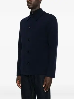 LARDINI Mesh Construction Long-sleeved Jacket
