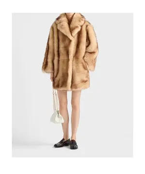 Prada Shearling Caban Jacket