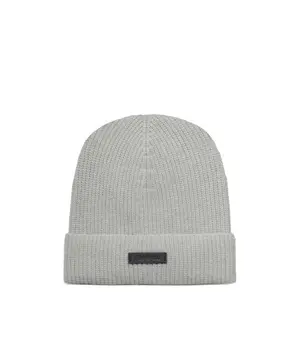 Fear Of God Logo Patch Beanie - Gray