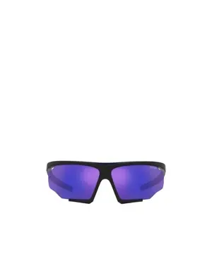 Prada Prada Linea Rossa Shield Frame Sunglasses Blue