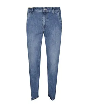 PT TORINO Faded Effect Denim Jeans - Blue