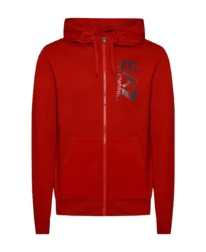 EA7 Zip Up Hooded Sweatshirt