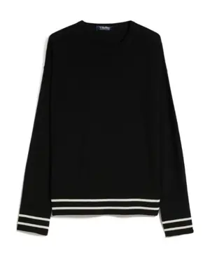 Max Mara Wool Sweater With Stripe Details