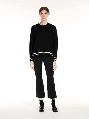 Max Mara Wool Sweater With Stripe Details
