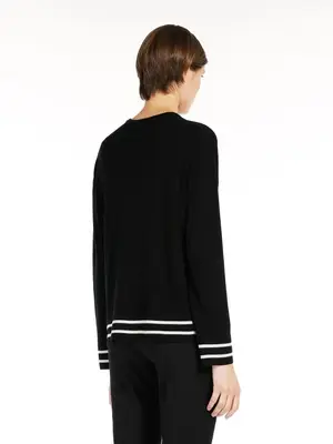 Max Mara Wool Sweater With Stripe Details