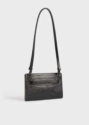 TOTEME Embossed Belted Crossbody Bag