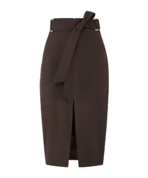 Elisabetta Franchi Contrast Stitching Skirts