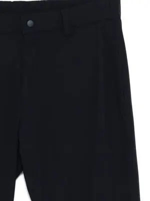 Aspesi Logo Detail Casual Pants - Black