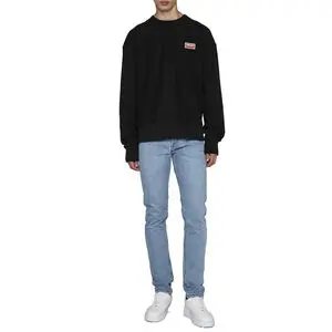 Kenzo Embroidered Logo Crewneck Sweatshirt - Black