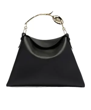 Erdem Bloom Shoulder Bag - Black