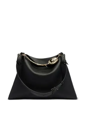 Erdem Bloom Shoulder Bag - Black