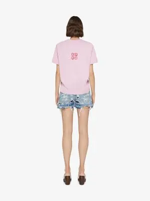 Givenchy Mini Distressed Denim Shorts