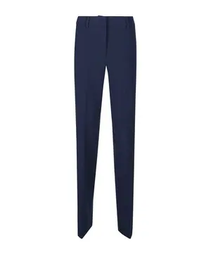 Michael Kors Straight-leg Tailored Trousers - Blue