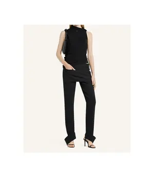 COURREGES Draped Jersey Tank Top