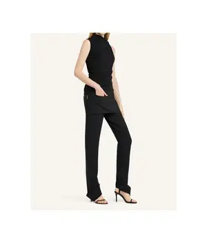 COURREGES Draped Jersey Tank Top