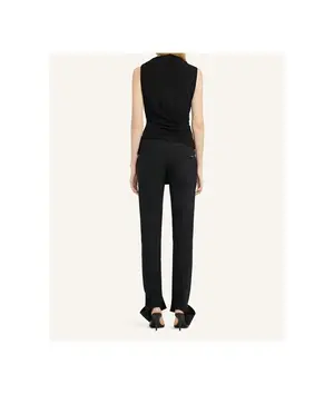 COURREGES Draped Jersey Tank Top