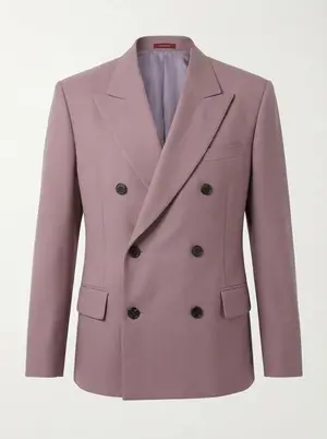 Gucci Double-breasted Tecno Wool Jacket