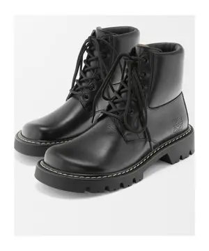 Loewe Sierra Combat Ankle Boots