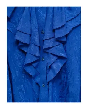 Gucci Long-sleeved Ruffled Shirt