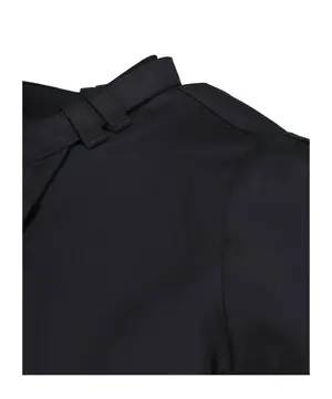 DIESEL® Tie-neck Short-sleeve Shirt - Black