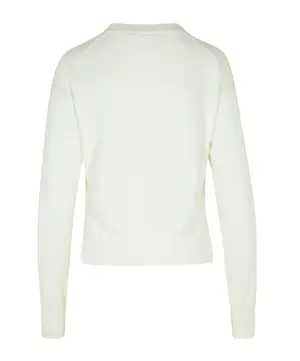 Moschino Logo Intarsia Crewneck Jumper