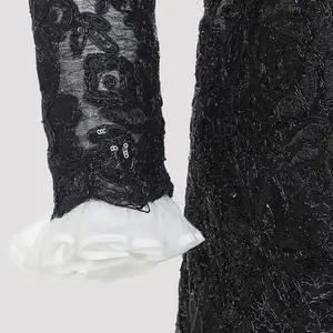 Giambattista Valli Embroidered Ruffled-collar Dress